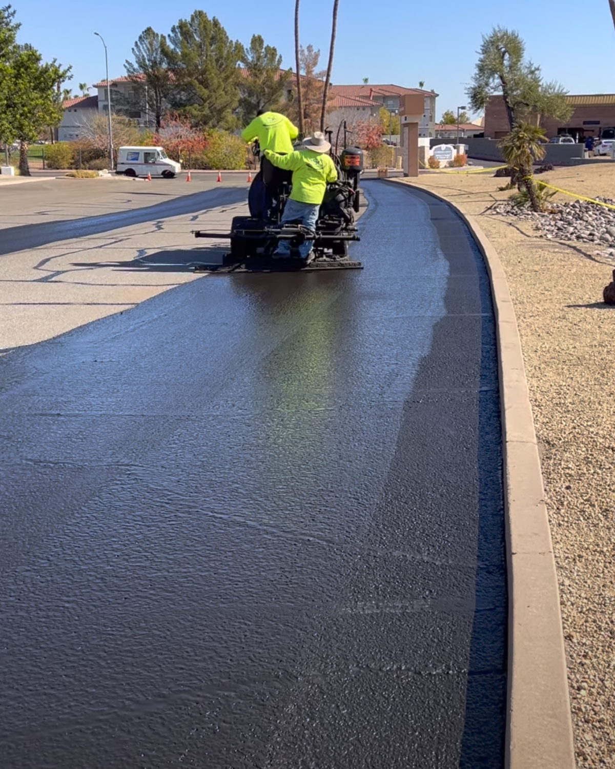 Asphalt Maintenance Improves Sun City, AZ Lot - YSC Paving